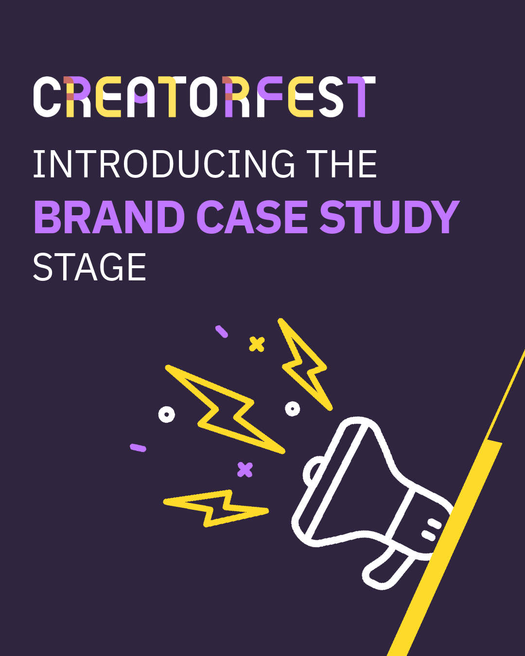 We're launching a brand-new stage! • CreatorFest