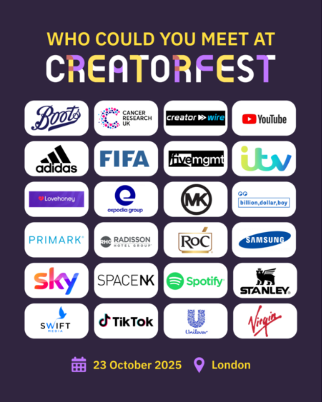 Who Could You Meet? • CreatorFest