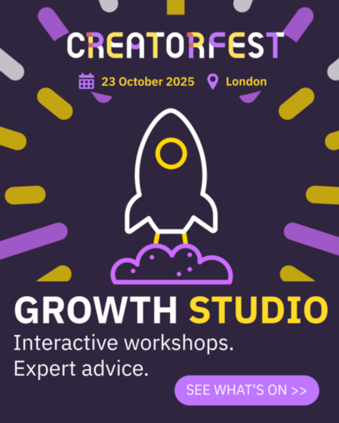 Growth Studio Launch • CreatorFest